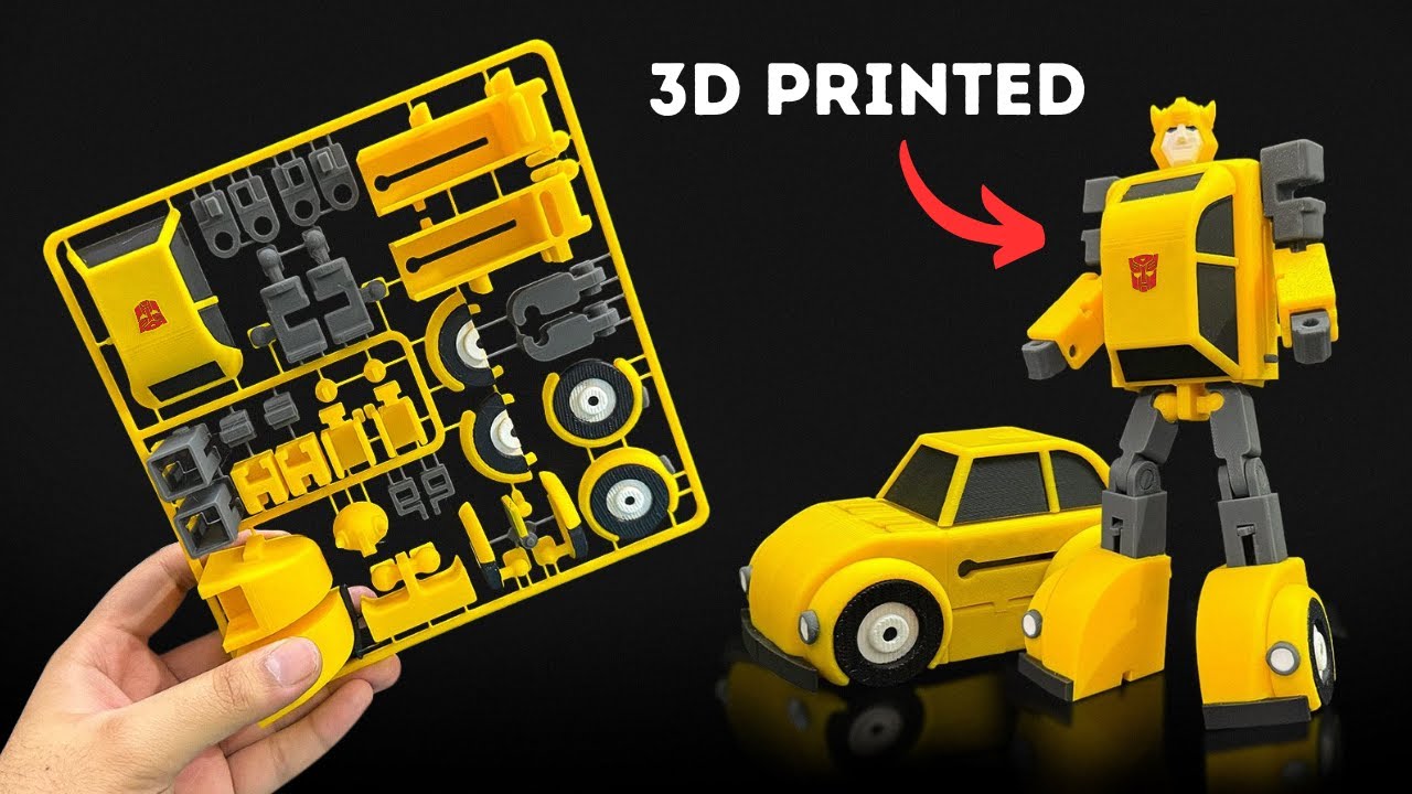 I Made a 3D Printable Bumblebee Kit [Transformers]