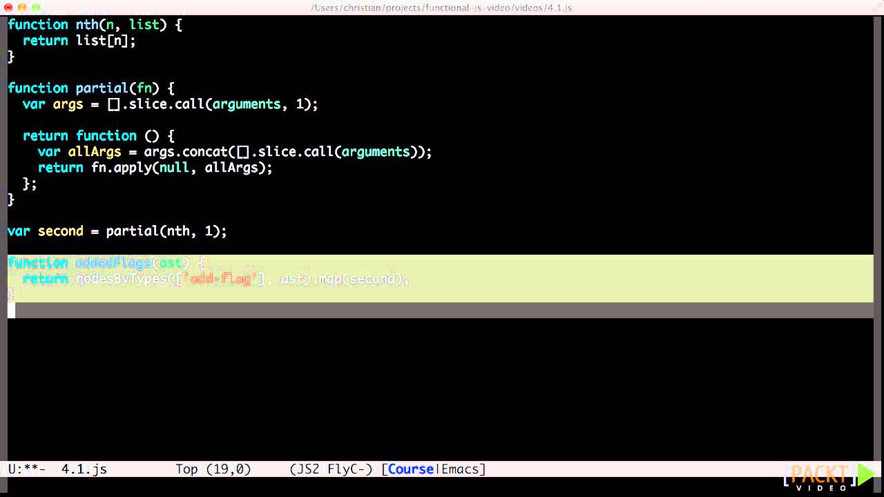 Learning Functional JavaScript: Partial Function Application | packtpub.com