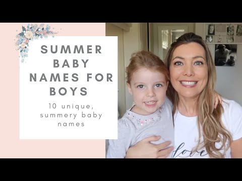 COOL AND UNIQUE SUMMER BABY NAMES FOR BOYS: BABY BOY NAMES PERFECT FOR SUMMER