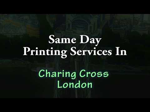 Same Day Printing Services In Charing Cross WC2 | Overnight Printing Service Available