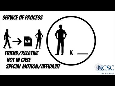 Service of Process - How to "Serve" Your Legal Papers