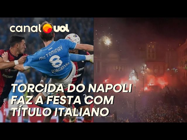 Napoli leva susto da Inter, mas é campeão italiano com golaço