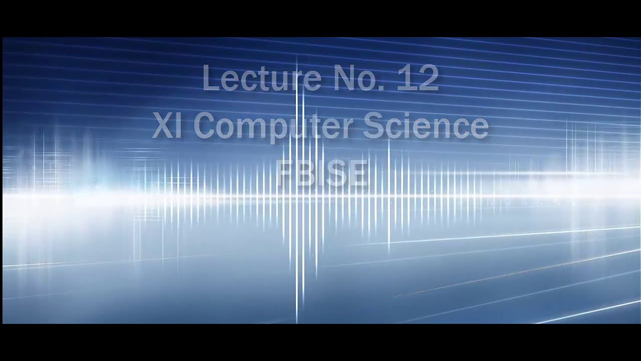 12. XI (1st Year) Computer Science (FBISE) Chapter No. 2 Computer Memory Exercise answers