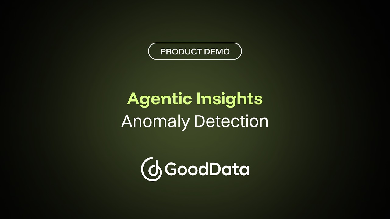 Agentic Insights | Anomaly Detection with GoodData