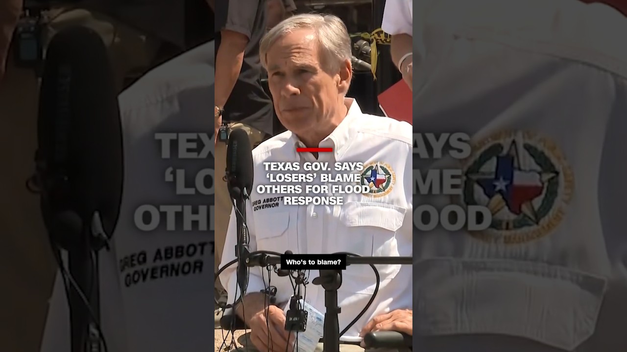 Texas Gov. says 'losers' blame others for flood response