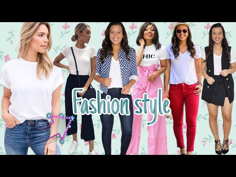 OUTFITS con PLAYERA BLANCA + Diferentes maneras de elevar tu camiseta básica ✔