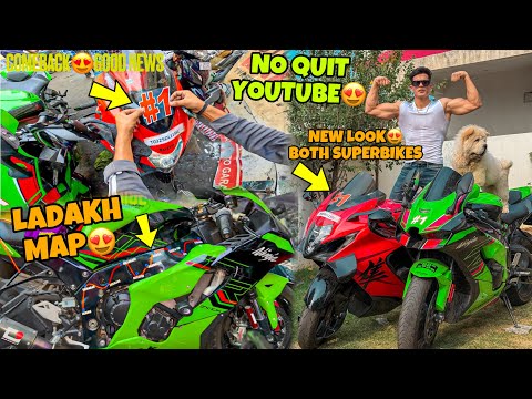 No Quit Youtube😍❤️ Last & Final Modification in my Superbikes | Preparation for Ladakh Ride