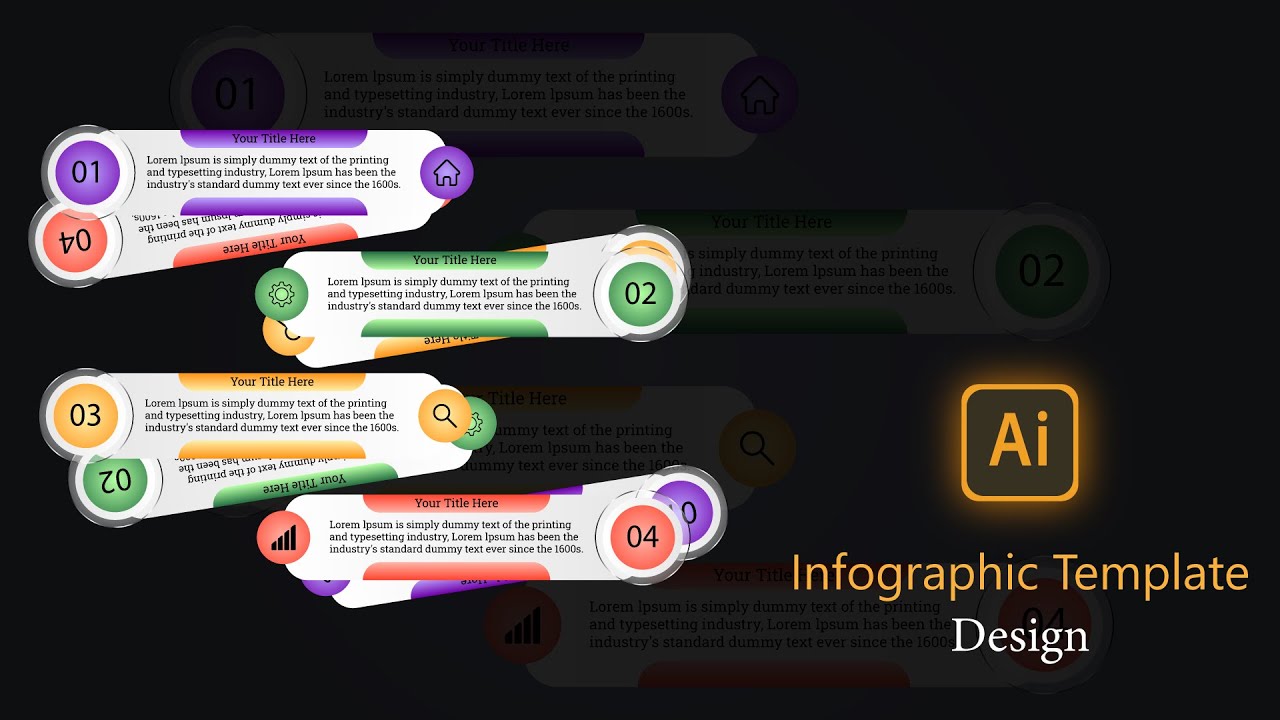 Vector Infographic Template | Infographic Banner Template | Adobe Illustrator