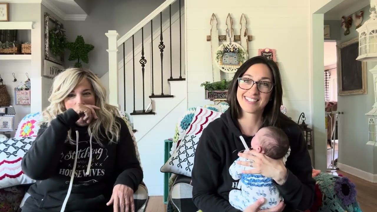 Flosstube #450:Priscilla & Chelsea-The Real Housewives of Cross Stitch