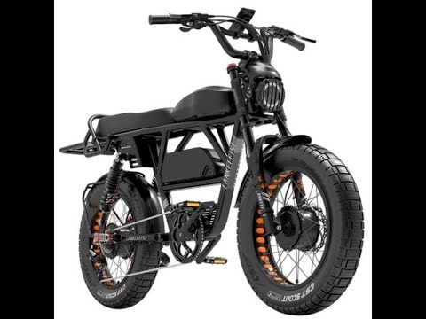 LANKELEISI X-Black Knight Electric Bike, 2*1000W Motor, 48V 20Ah & 25Ah Battery 48km/h EU9.NL .