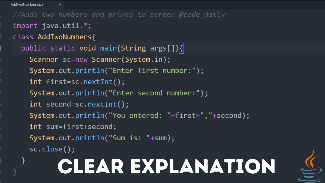 Java program to Add two numbers | Java Tutorials for beginners. #java #programming