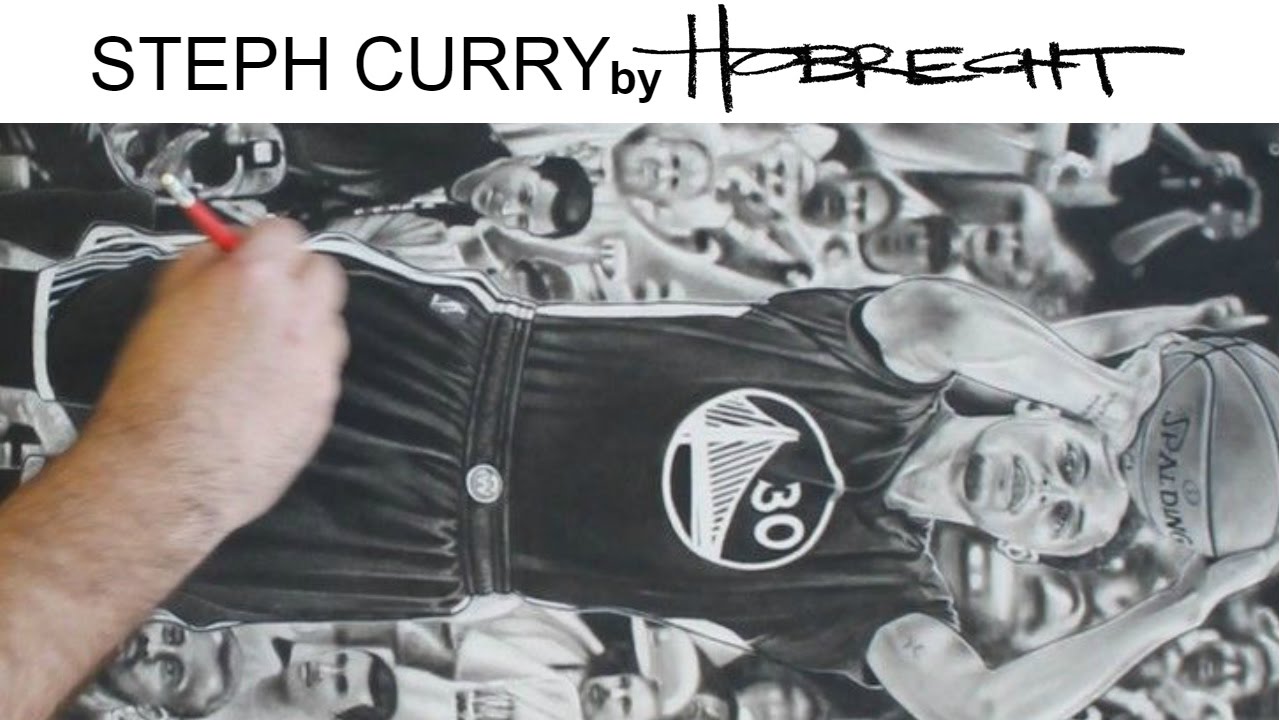 Stephen Curry Painting Time Lapse - Dave Hobrecht