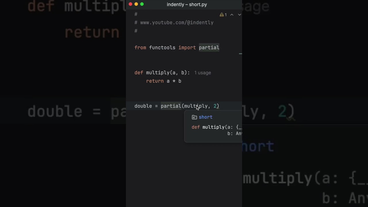 Python's Partial Functions in 60 Seconds #coding #python #pythonprogramming