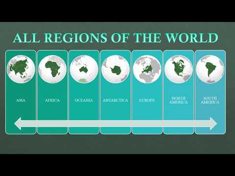 Name of different region in the world | Geographical Regions of the World Comparison