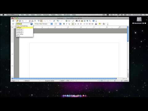 Free Mac Word Processor - OpenOffice