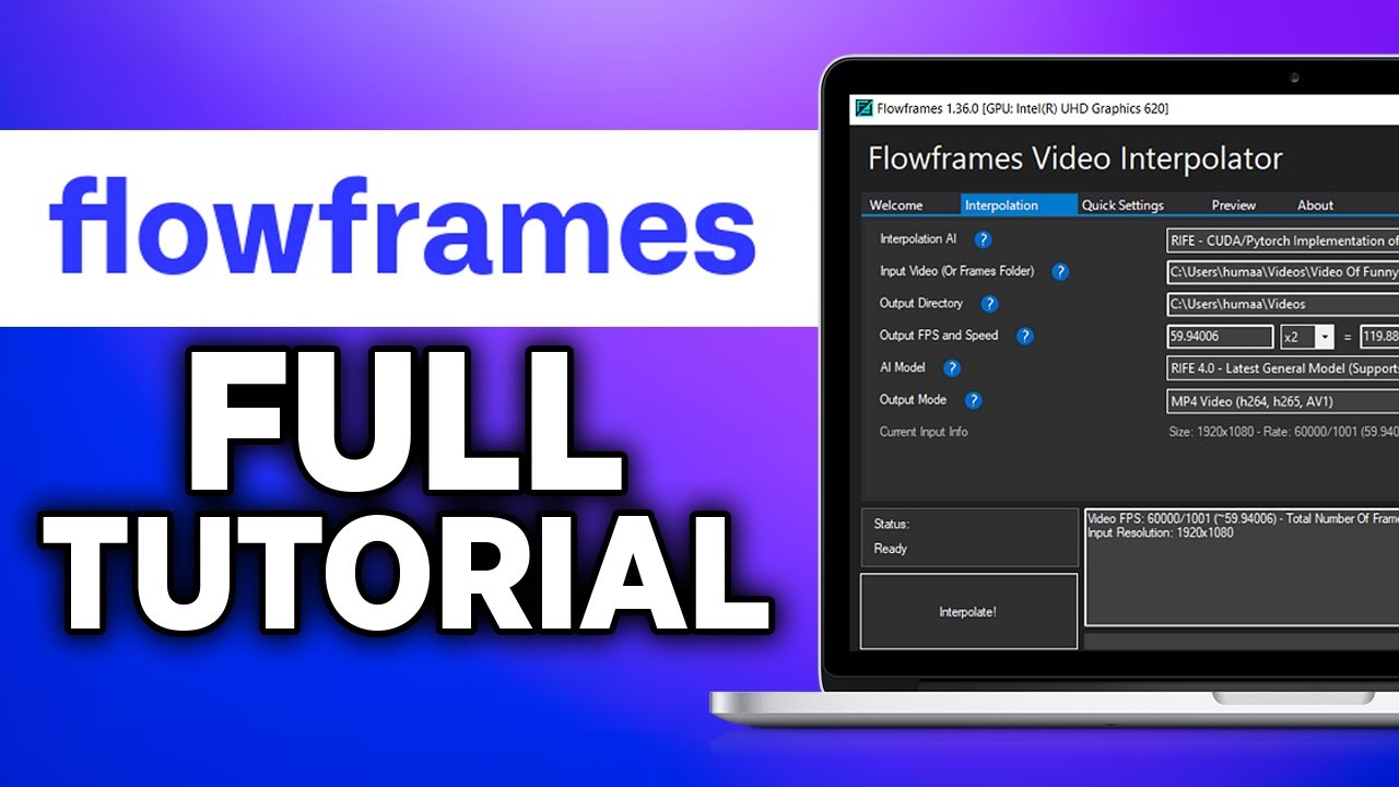 How To Use Flowframes (2024) | Full Flowframes Tutorial