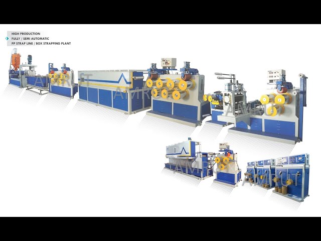 Box Strapping Plant - Strapping Band Extrusion Line Exporter from Ahmedabad
