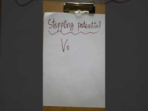 stopping potential photoelectric effect