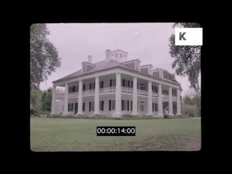 Old Plantation House, Southern USA, 1990s Georgia, HD