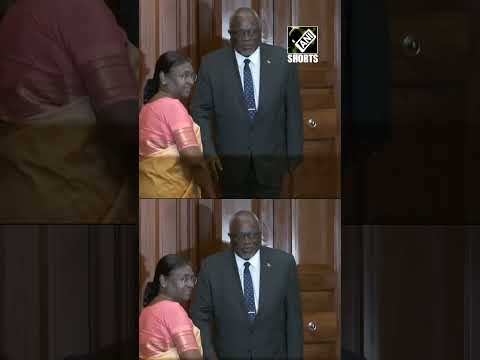 Guyana PM Mark Phillips calls on President Droupadi Murmu