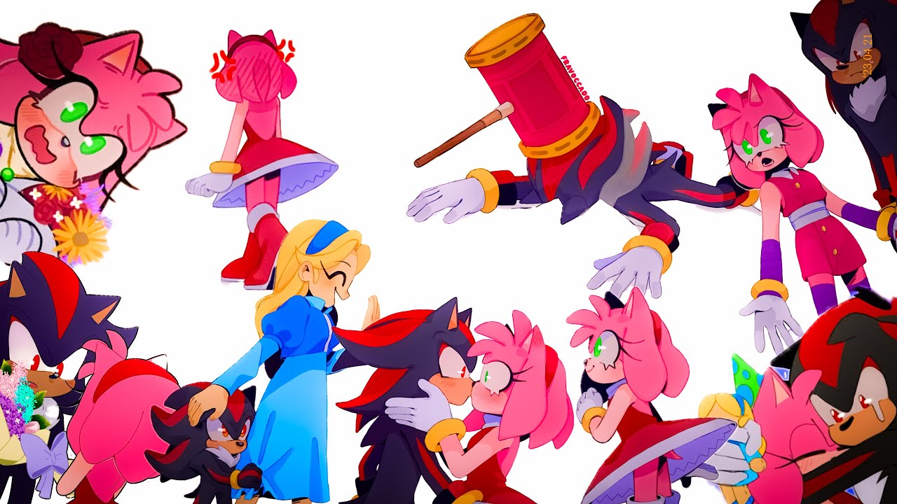 🖤The Wholesomeness Of ShadAmy🩷(SONIC COMIC DUB COMPILATION)