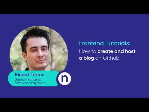 Frontend Tutorials: How to create and host a blog on Github