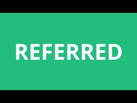 How To Pronounce Referred - Pronunciation Academy