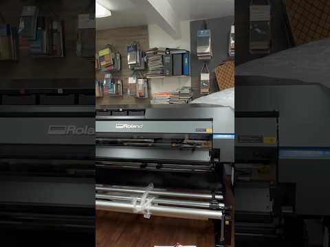 My New Roland VG3-540 *10k A Month* #printshop #printing