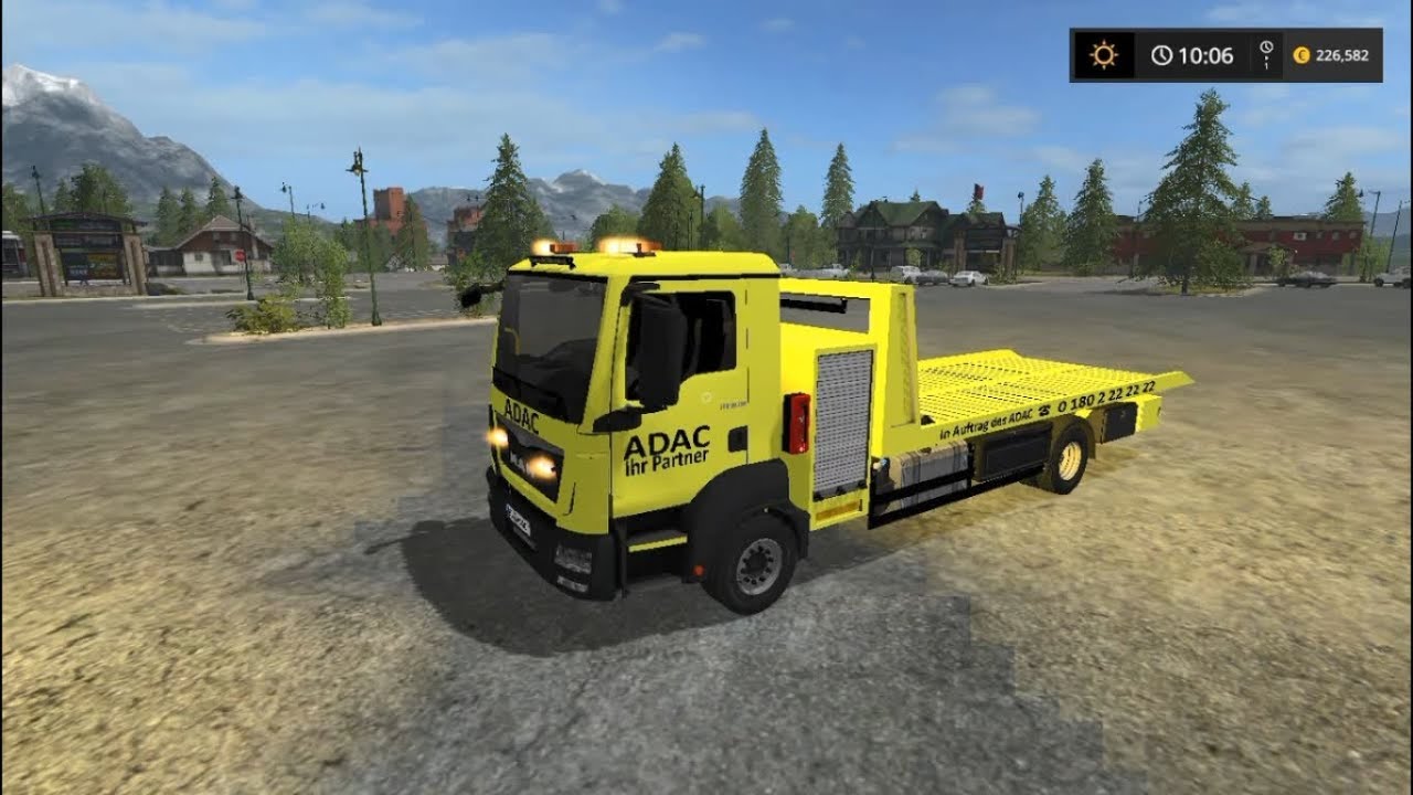 MAN towing FS17 v 1.0 - FS 17