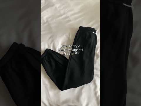 How to style black sweatpants🛒🚊IG:simonarauliceis