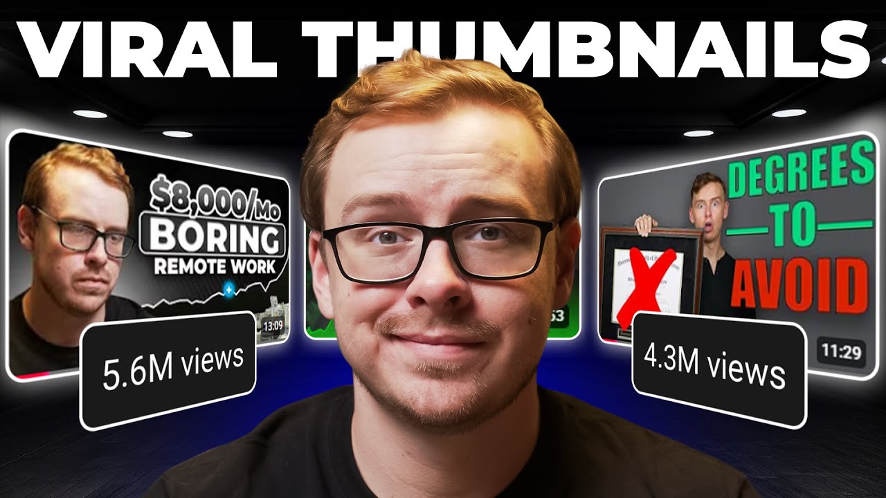 How to Make VIRAL Thumbnails for YouTube Videos (Full Course)