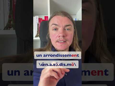 Arrondissement - pronunciation in French