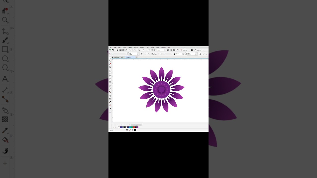 Circle Vector Design 🔥 Easy CorelDRAW Trick #coreldraw #design #bannerdesign #vectordesign #viral