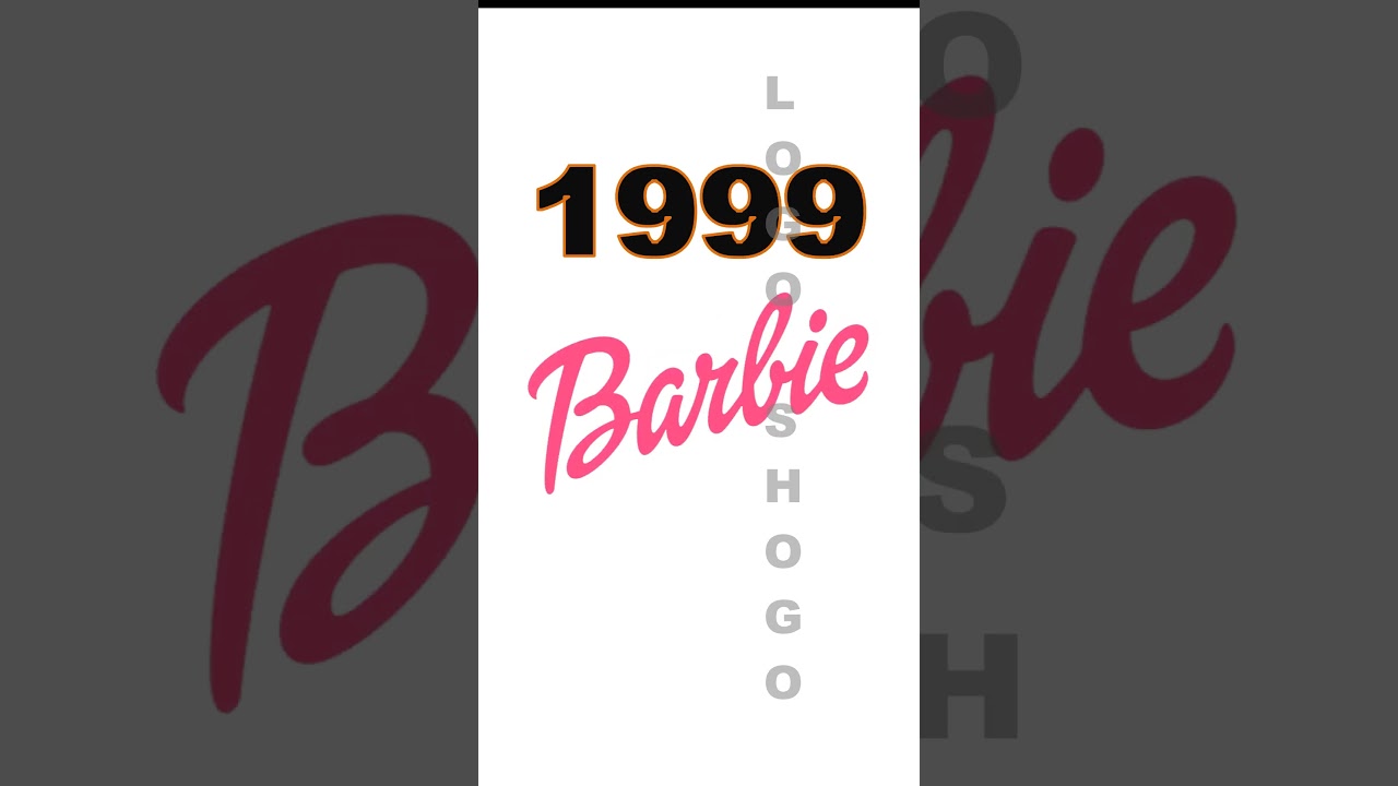 barbie Logo Evolution #trending #evolution #history #barbie
