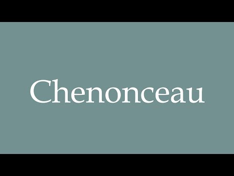 How to Pronounce ''Chenonceau'' Correctly in French