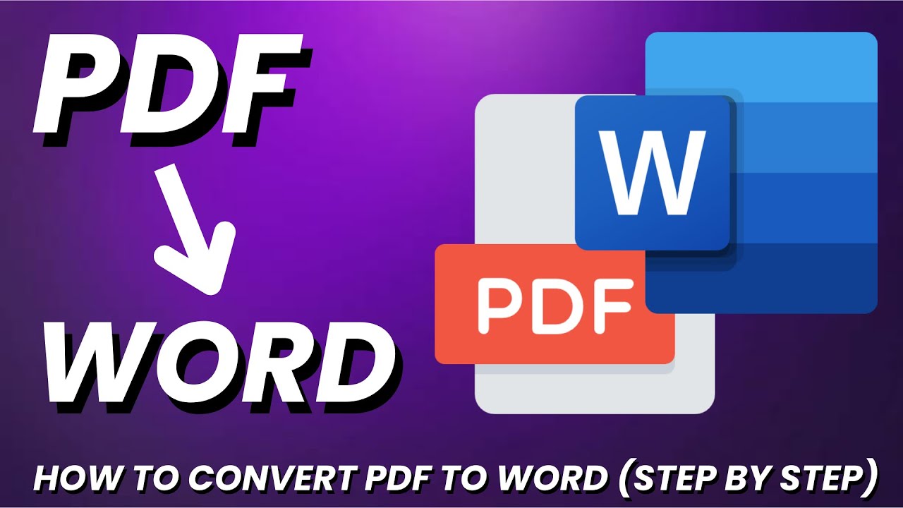 How to convert pdf to word (Step by Step)