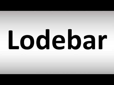 How to Pronounce Lodebar? (BIBLE)