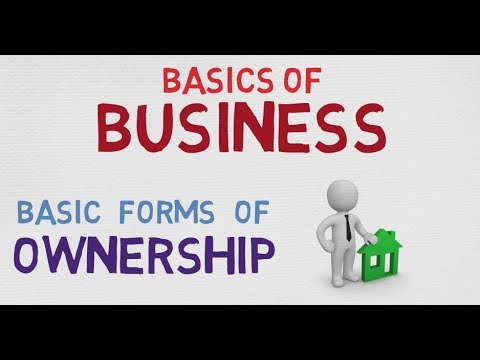 BASIC FORMS OF OWNERSHIP | BASICS OF BUSINESS