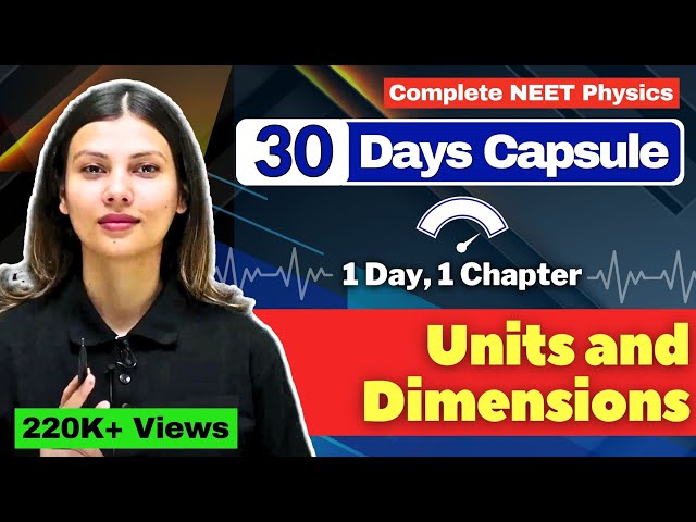 Understanding Units and Dimensions for NEET Preparation | Galaxy.ai | Galaxy.ai