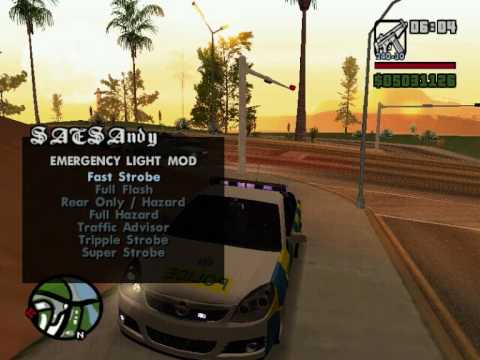 ELM v8 for GTA SA (Emergency Light Mod) - Released