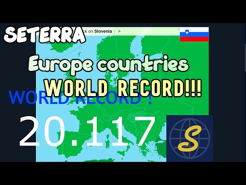BEST SETERRA WORLD RECORD EVER: European COUNTRIES in 20.117 SECONDS [OFFICIAL WR]