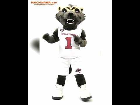 Wolverine Mascot Costume for Fremont County School District #25, WY, USA