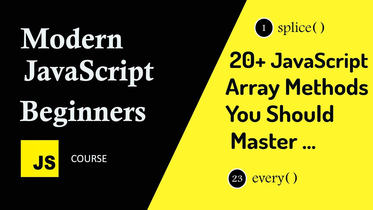 20 JavaScript Array Methods You Should Master (Illustrated  by Examples)