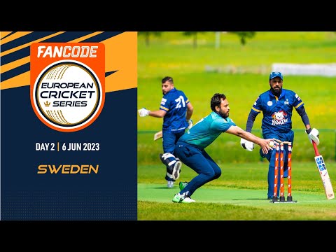 🔴 FanCode ECS Sweden, 2023 | Day 2 | T10 Live Cricket | European Cricket