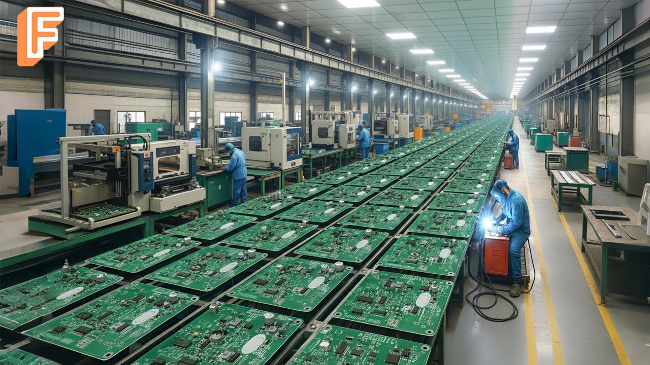 How Millions Of Printed Circuit Board Are Made Inside Mass Production Factory
