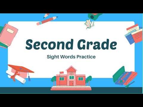 Second Grade Sight Word Practice
