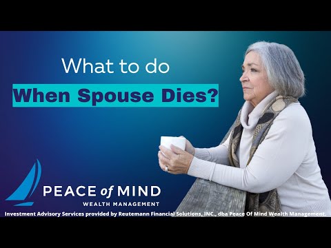 What to do When Spouse Dies
