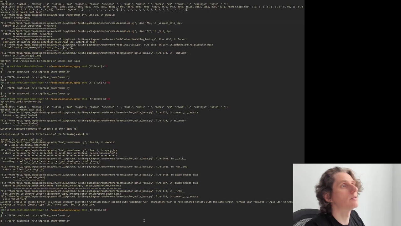 Streaming spaCy (June 2, 2025): spaCy+PyTorch, config improvement
