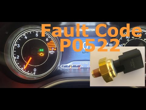 2016 Jeep Cherokee (2.4 L)Oil pressure sensor replacement - P0522