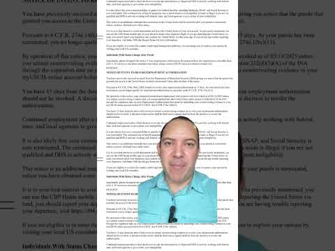 USCiS recoca permisos de trabajo de CBp one